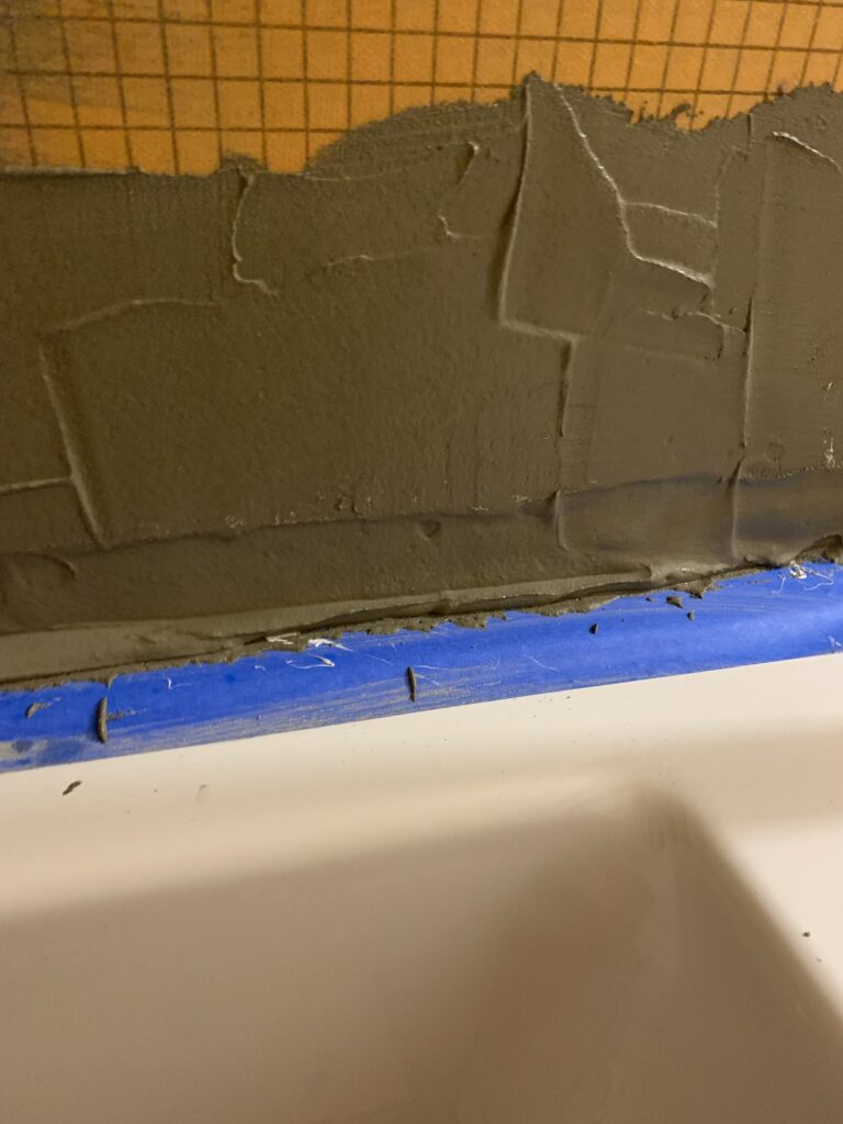 How to Waterproof a Tile Shower in a Tub Surround - Erin Zubot Design