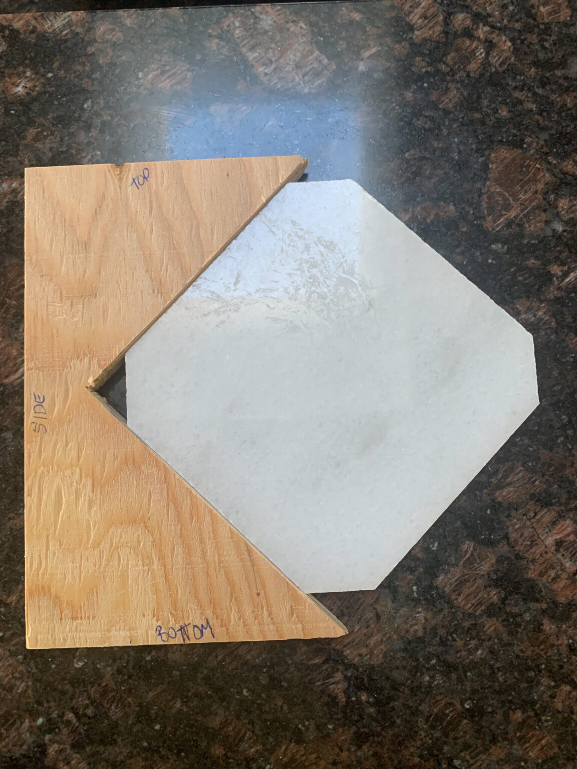 How to Cut Your Own Octagon and Dot Tile - Erin Zubot Design