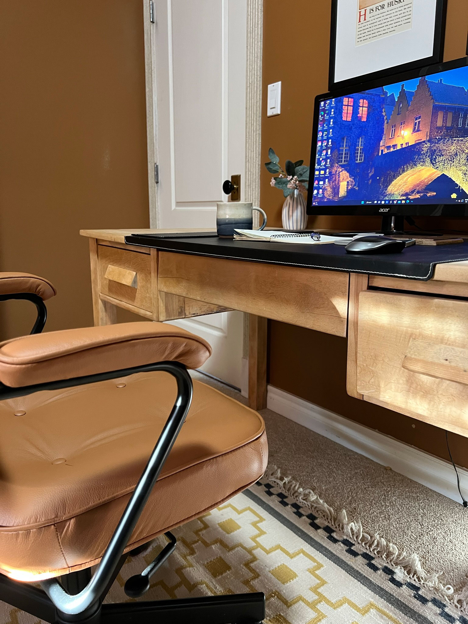 DIY Under Desk Keyboard Tray (in a Drawer!) - Erin Zubot Design
