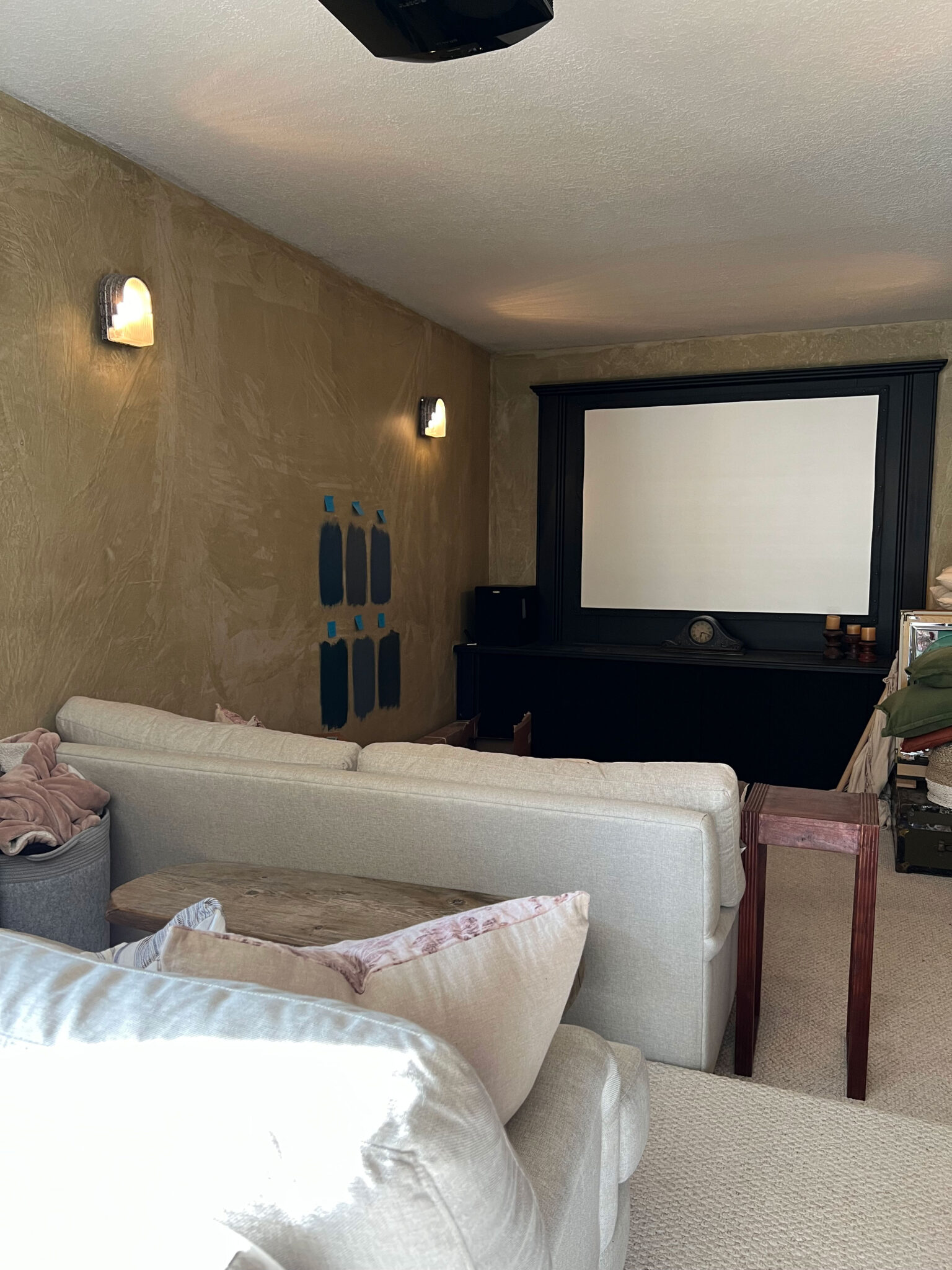 Media Room Makeover! (And Budget Friendly Ideas) - Erin Zubot Design