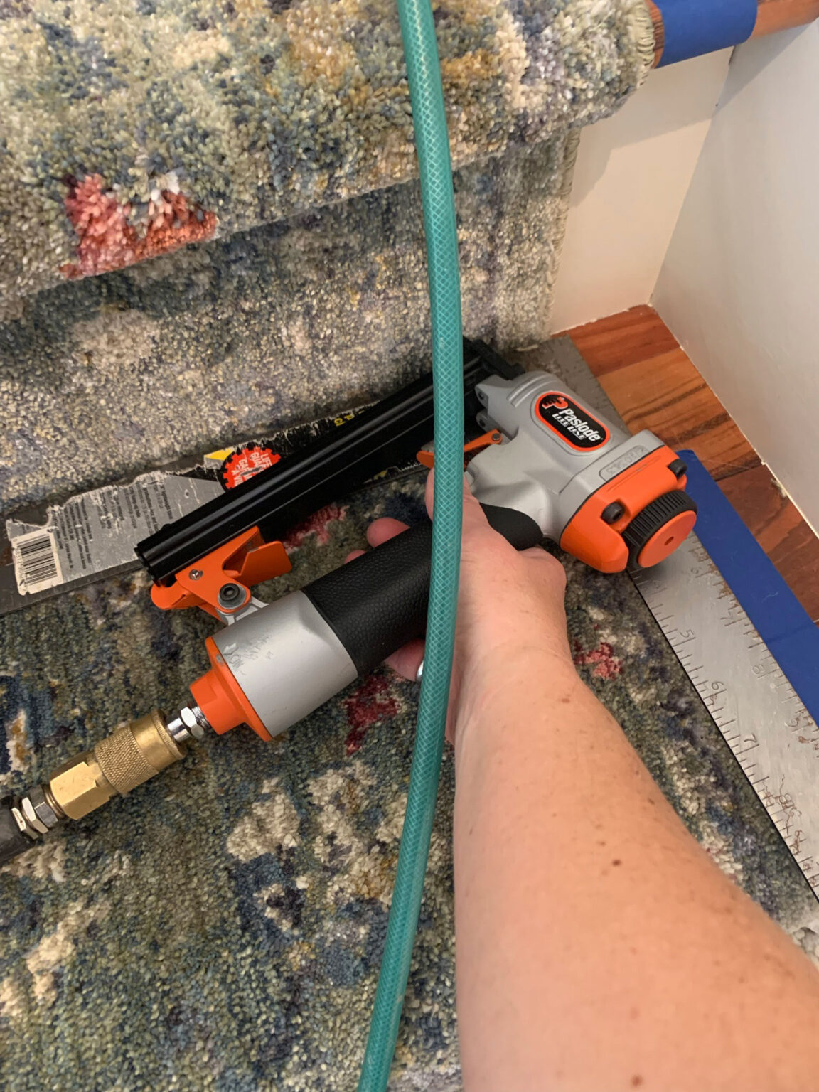 How to install a DIY Staircase Runner - Erin Zubot Design