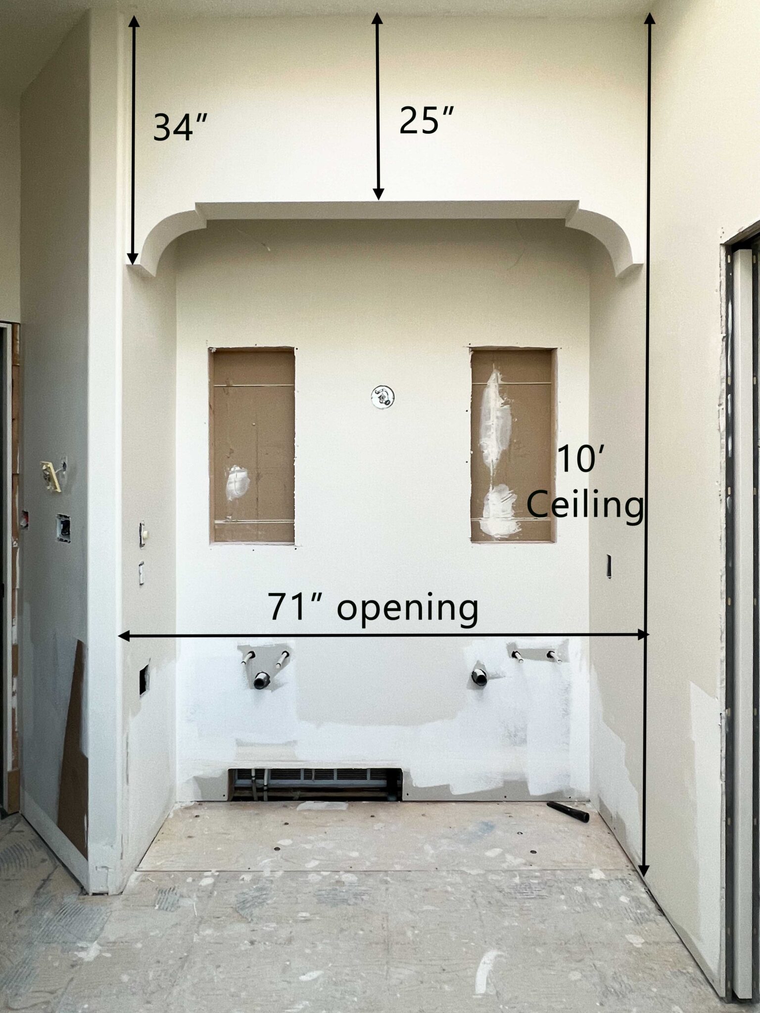 How to Build a DIY Arched Door or Interior Opening - Erin Zubot Design