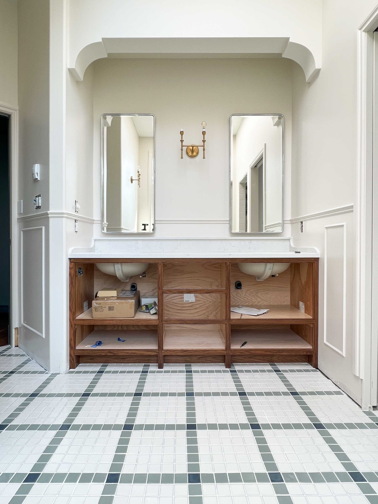 Historic Bathroom Tile Designs using Fireclay - Erin Zubot Design
