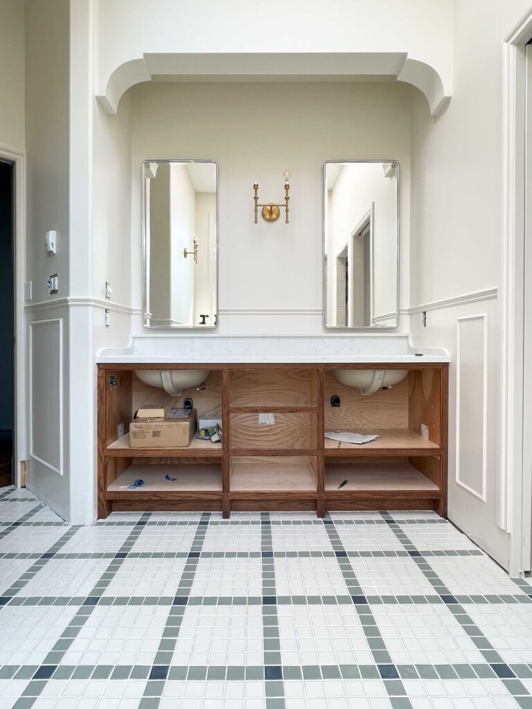 Historic Bathroom Tile Designs using Fireclay - Erin Zubot Design