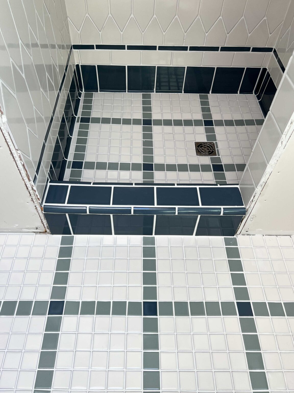 Historic Bathroom Tile Designs using Fireclay - Erin Zubot Design