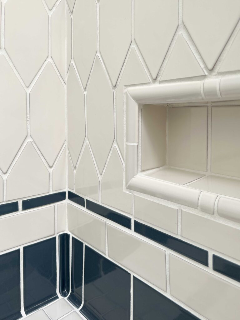 Historic Bathroom Tile Designs using Fireclay - Erin Zubot Design