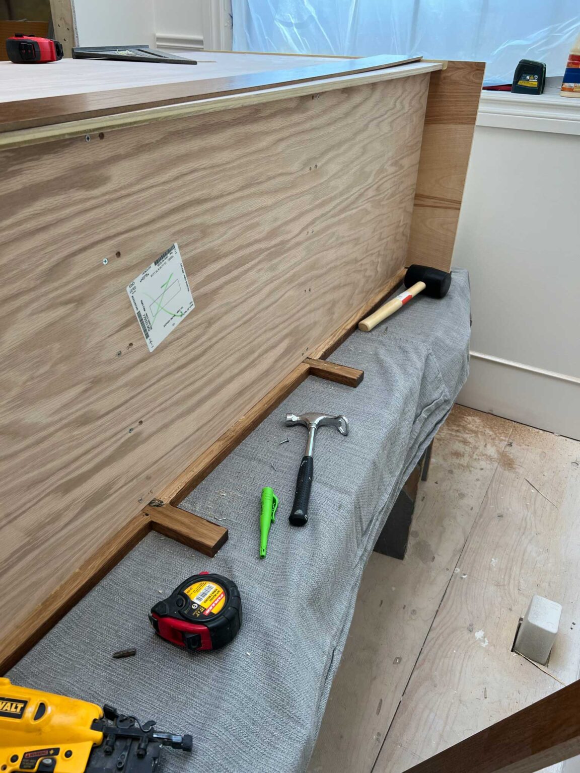 All About our Custom Oak Wood Vanity with Cabinet Joint - Erin Zubot Design