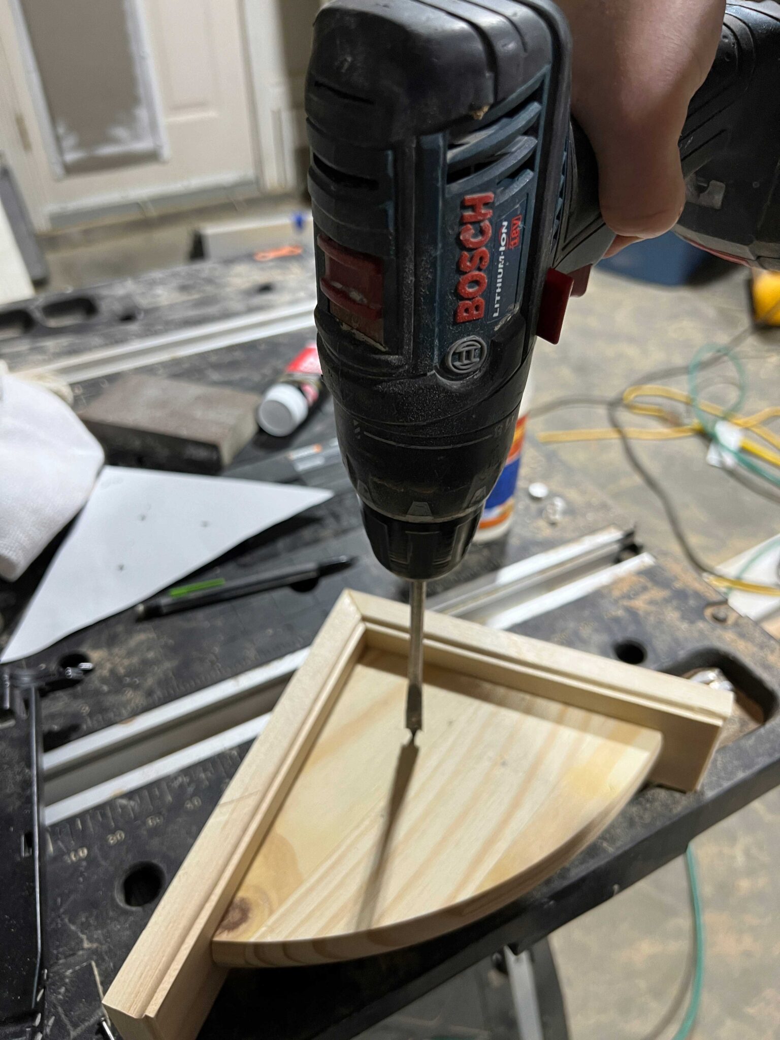 How to Make Easy DIY Wall Shelf Brackets - Erin Zubot Design