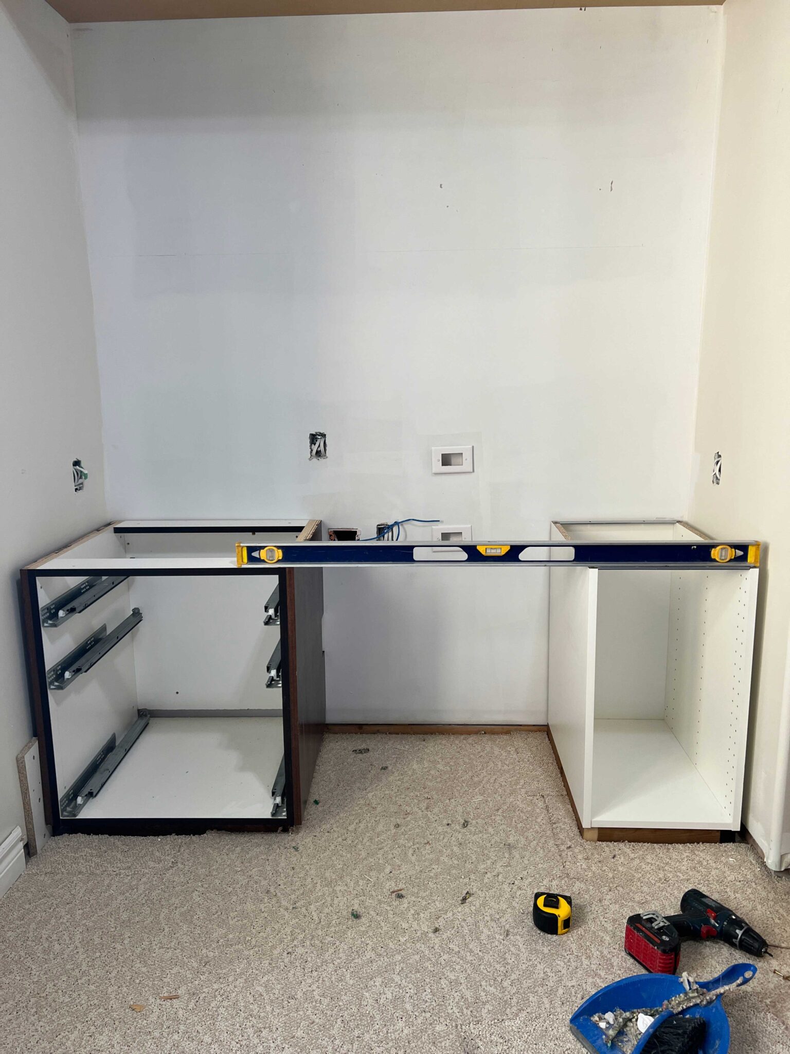 How To Build a Custom DIY Built-In Computer Desk - Erin Zubot Design
