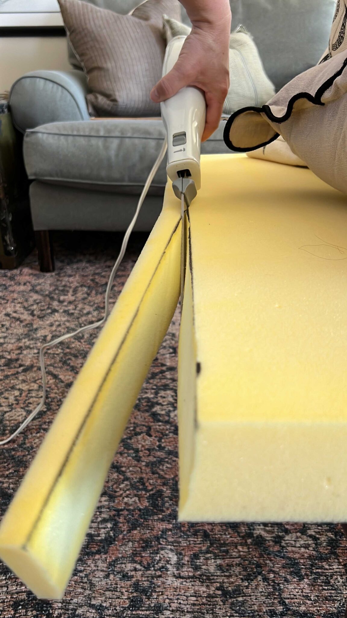 How to Make Down-Wrapped DIY Chair Cushions and Covers - Erin Zubot Design