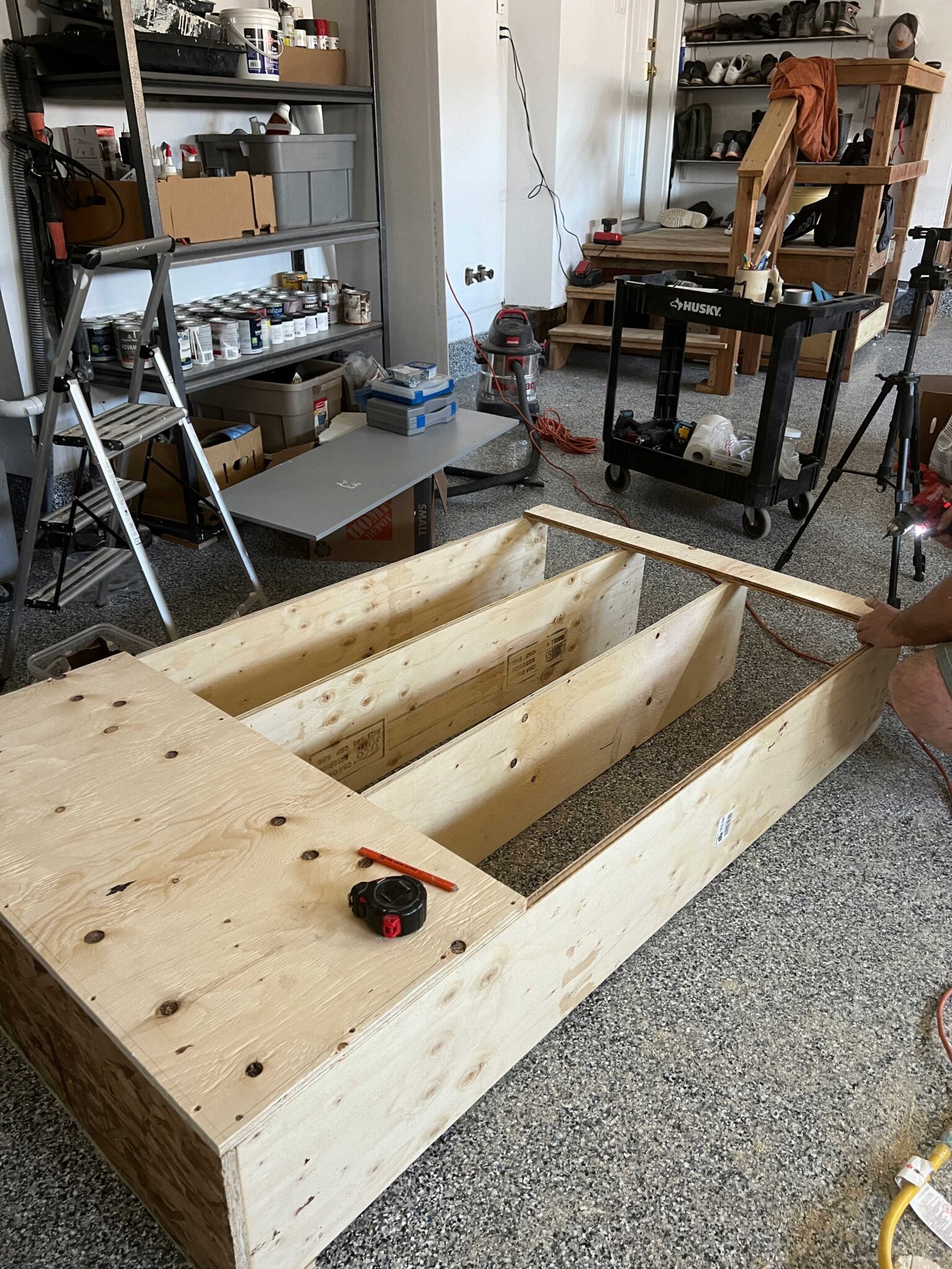 How to Make Your Own Simple DIY Garage Storage - Erin Zubot Design