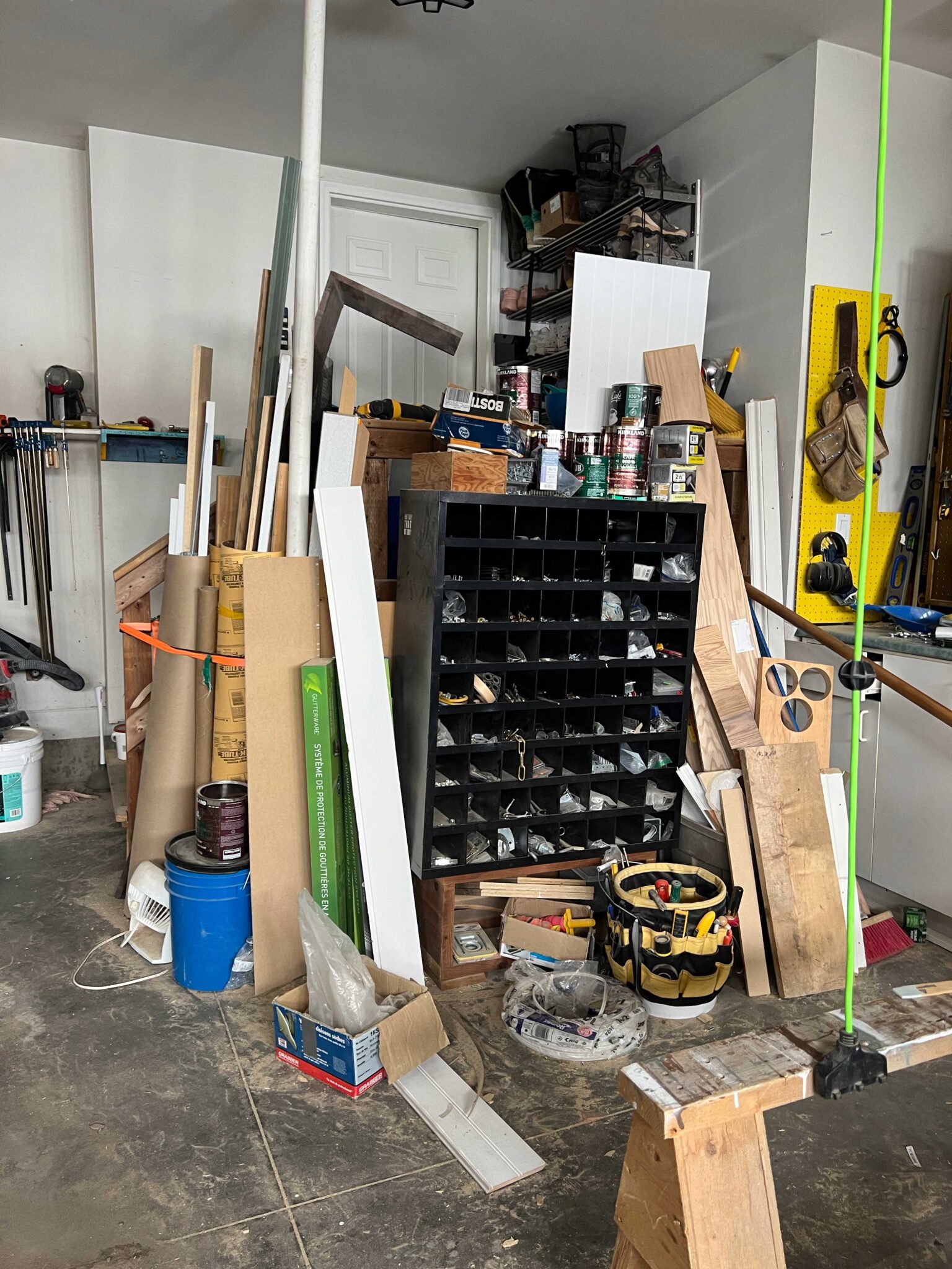 How to Make Your Own Simple DIY Garage Storage - Erin Zubot Design