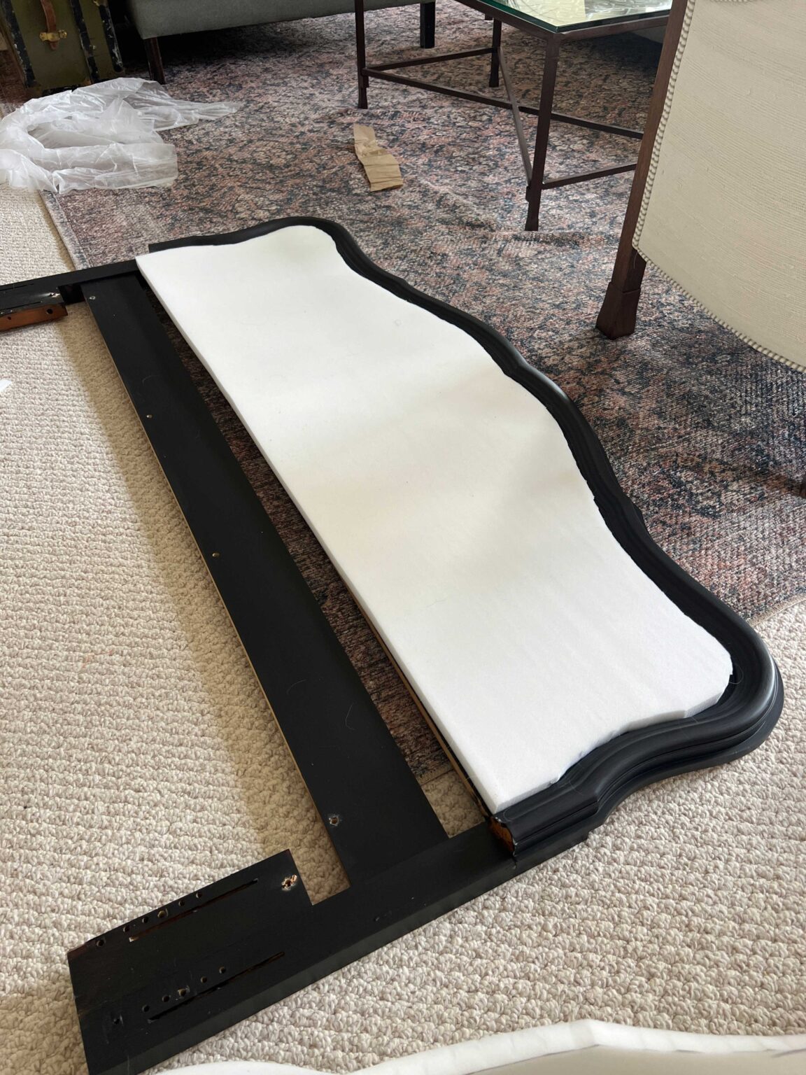 How to Make an Easy DIY Upholstered Headboard - Erin Zubot Design