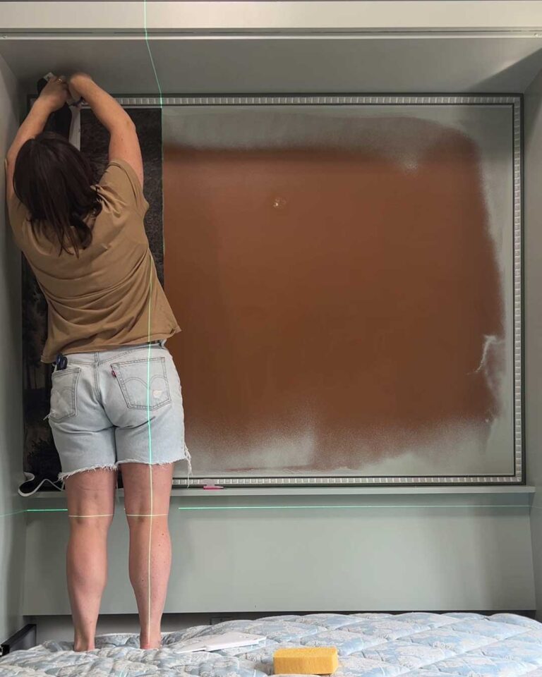 How to Install a Wall Mural - A Complete Guide! - Erin Zubot Design
