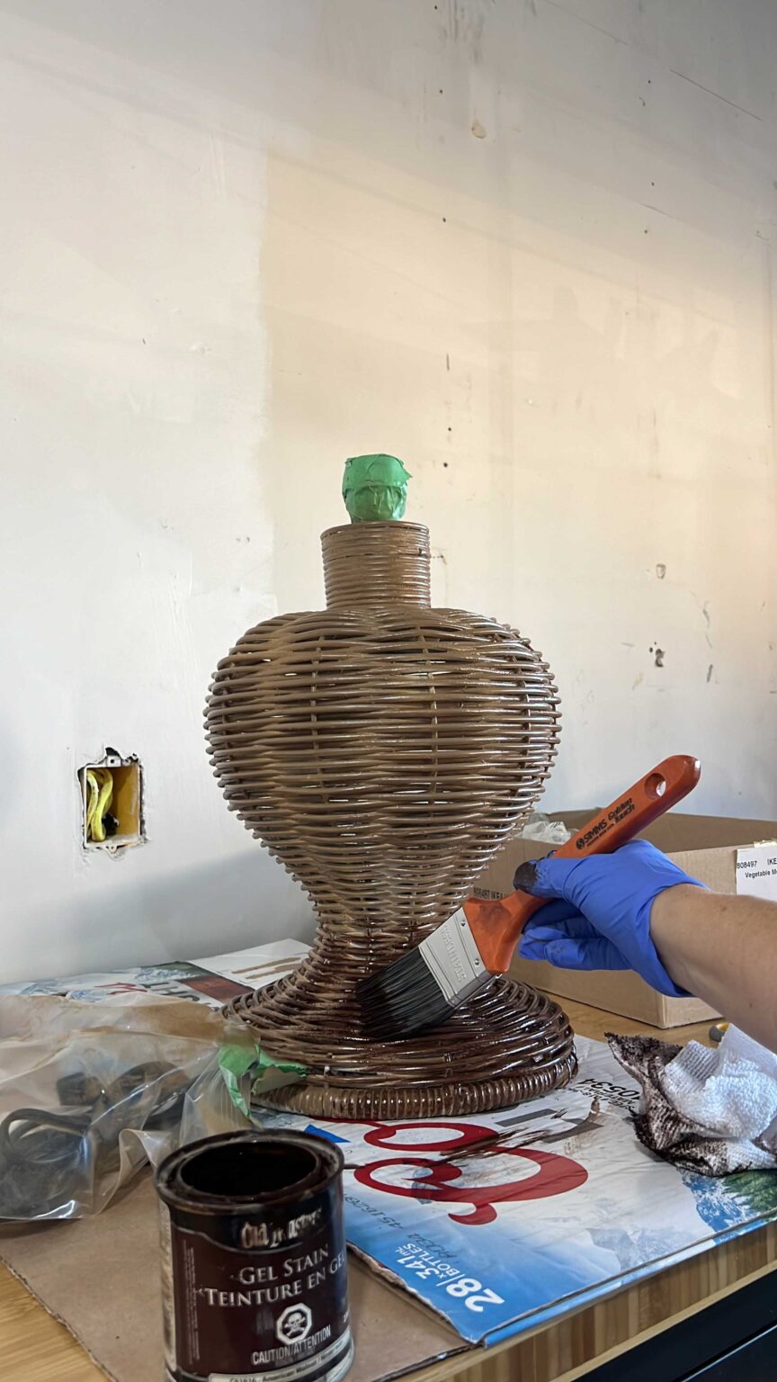 How to Paint Wicker to Look Natural (A Before and After!) - Erin Zubot ...