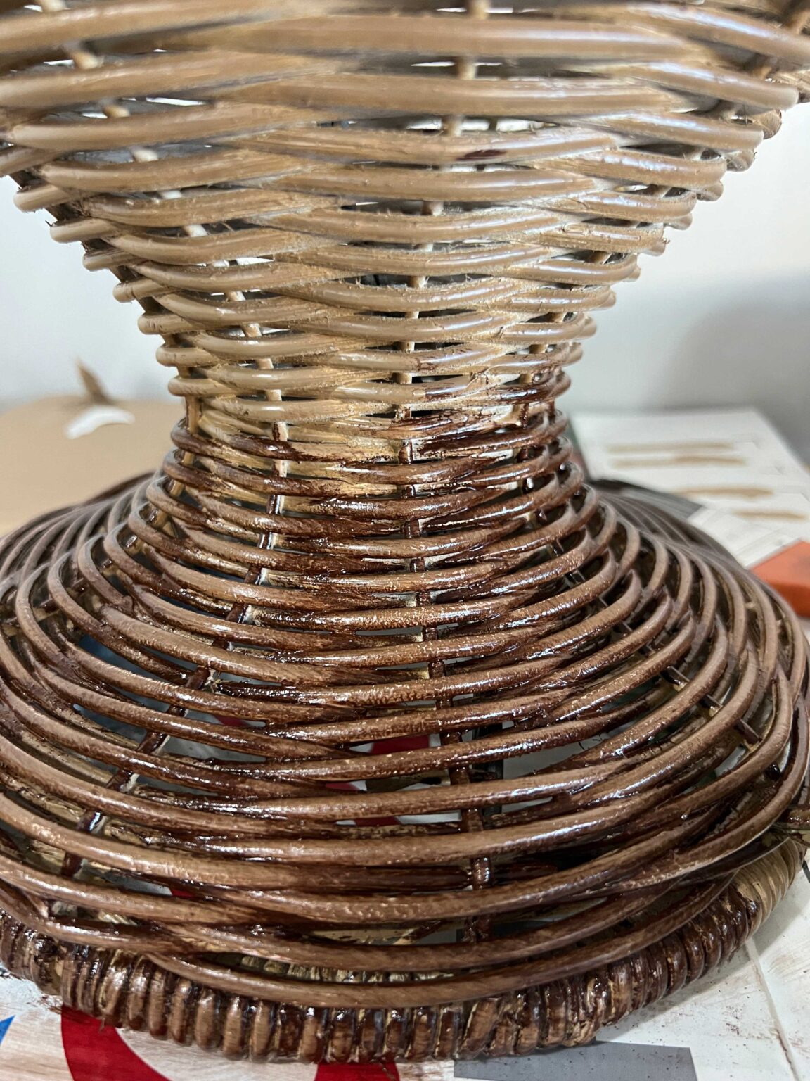 How to Paint Wicker to Look Natural (A Before and After!) - Erin Zubot ...