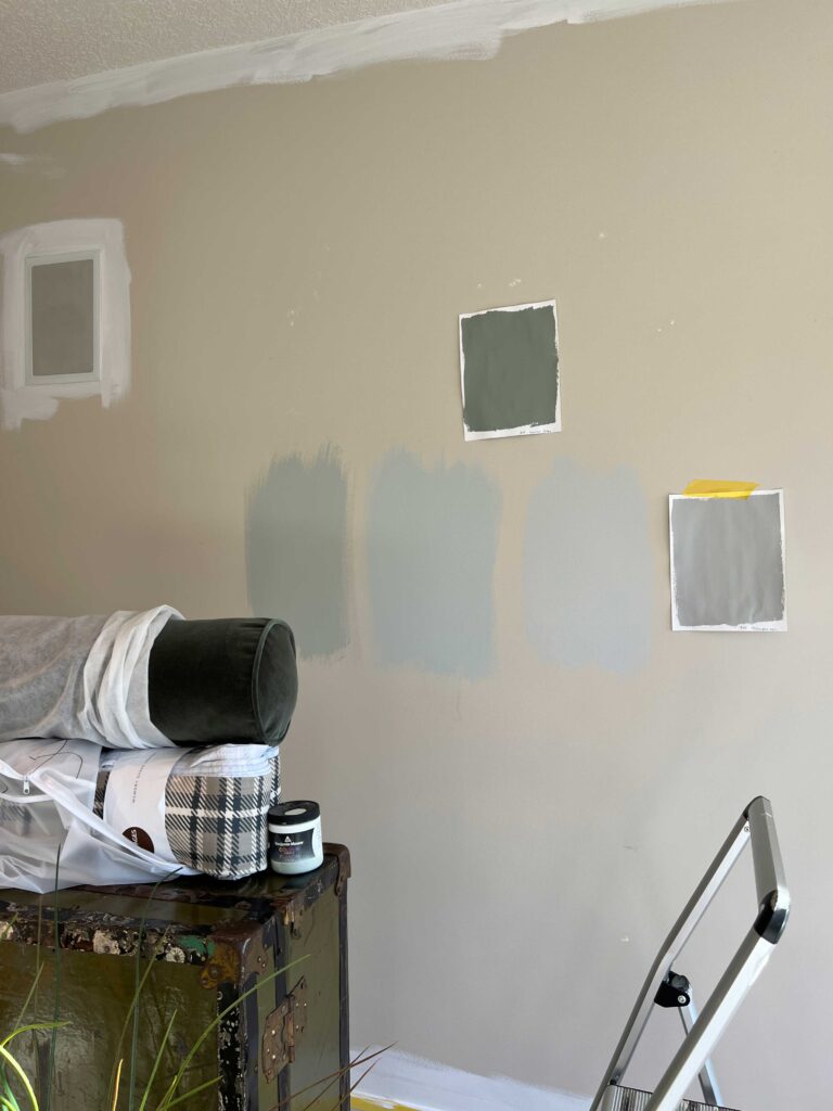 Basement Reveal & How to Add Color to a Neutral Living Room - Erin ...