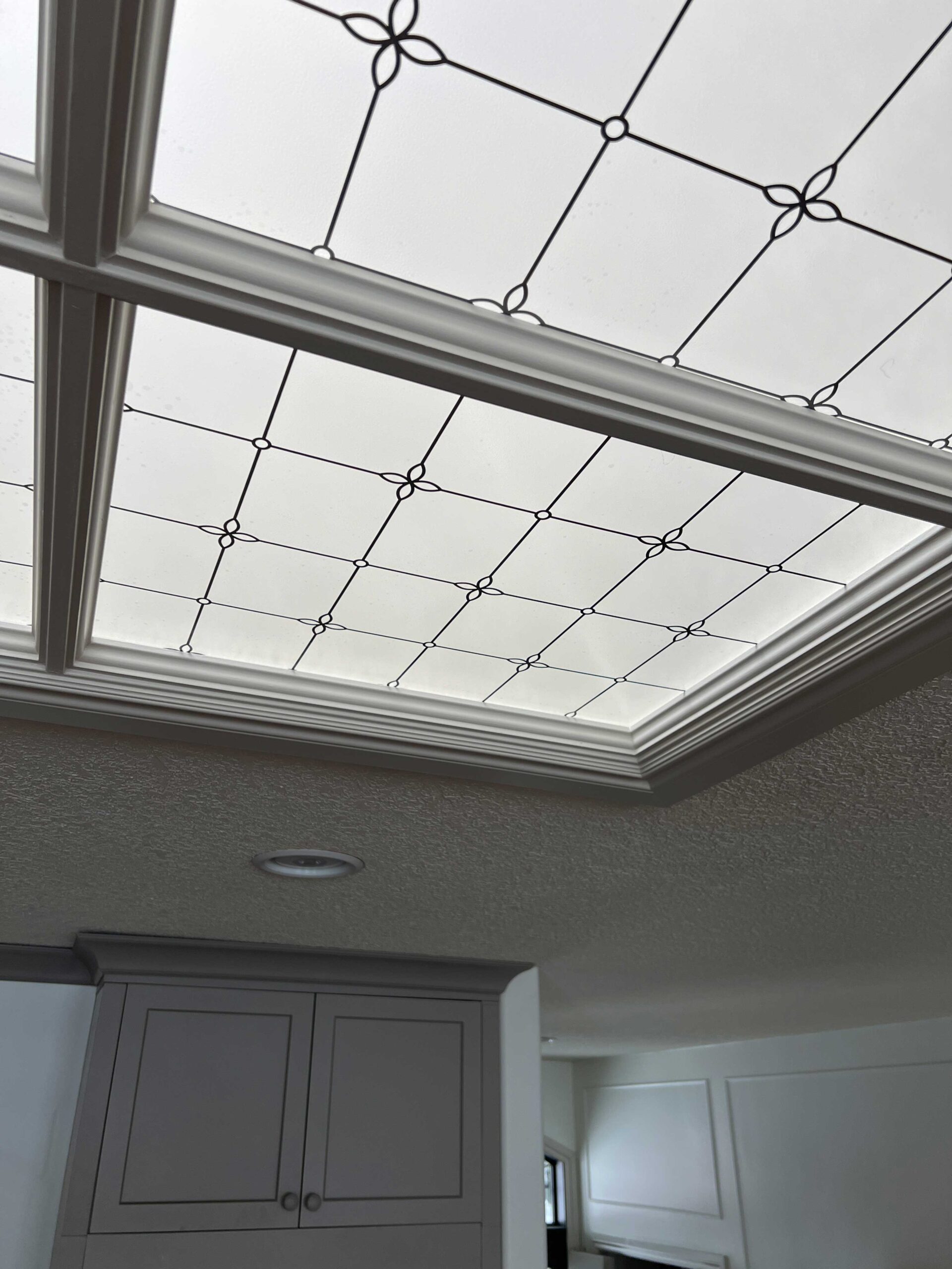 Using Vinyl Stained Glass Window Film for a Skylight - Erin Zubot Design