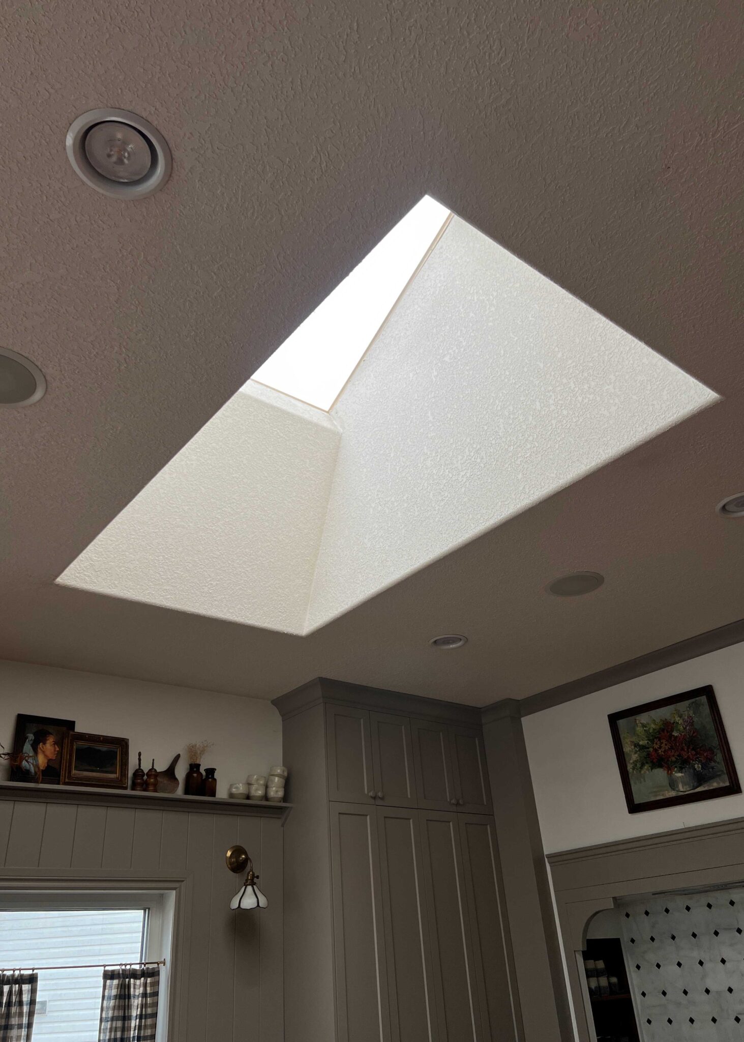Using Vinyl Stained Glass Window Film for a Skylight - Erin Zubot Design