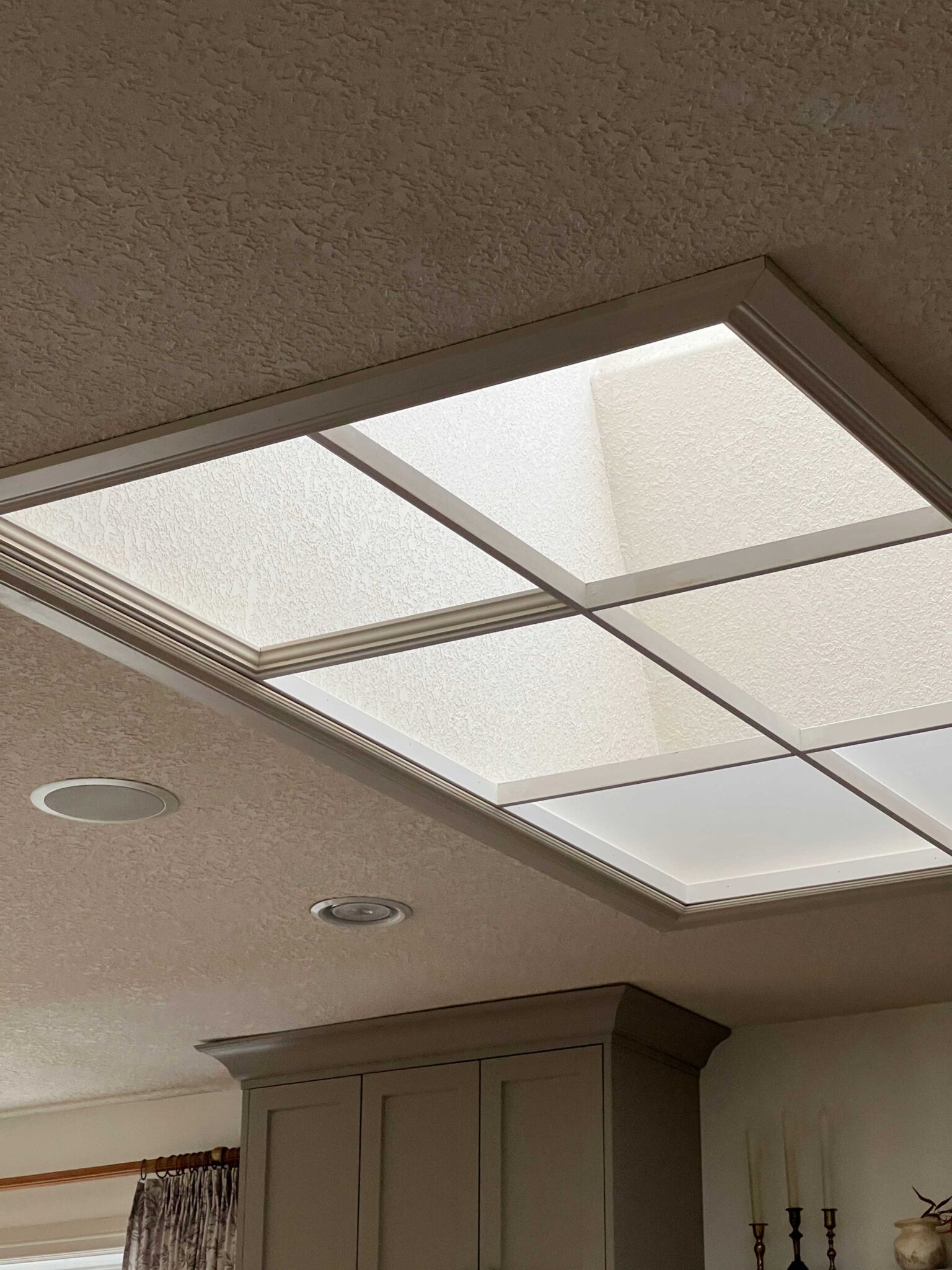 Using Vinyl Stained Glass Window Film for a Skylight - Erin Zubot Design