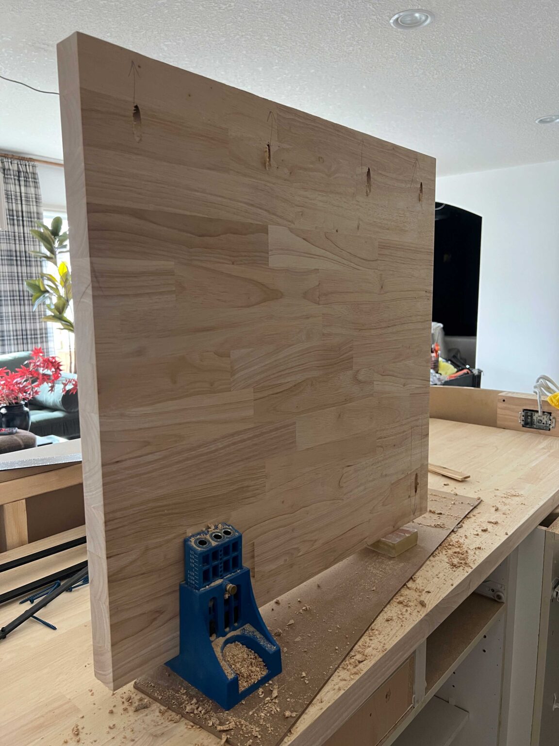 How to Cut Butcher Block Countertop (And Join It!) - Erin Zubot Design